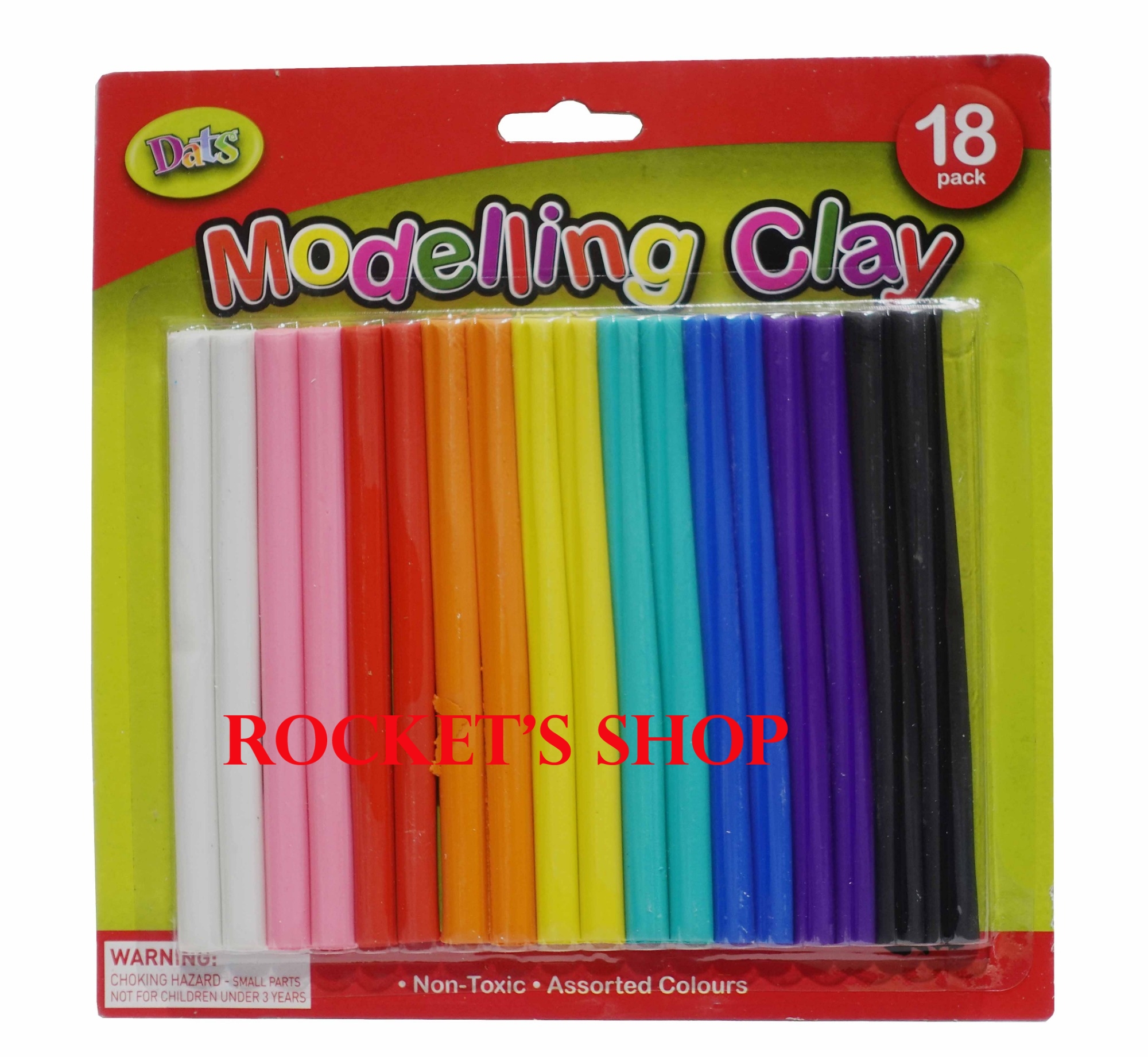 MODELLING CLAY 18PC PK,School supplies