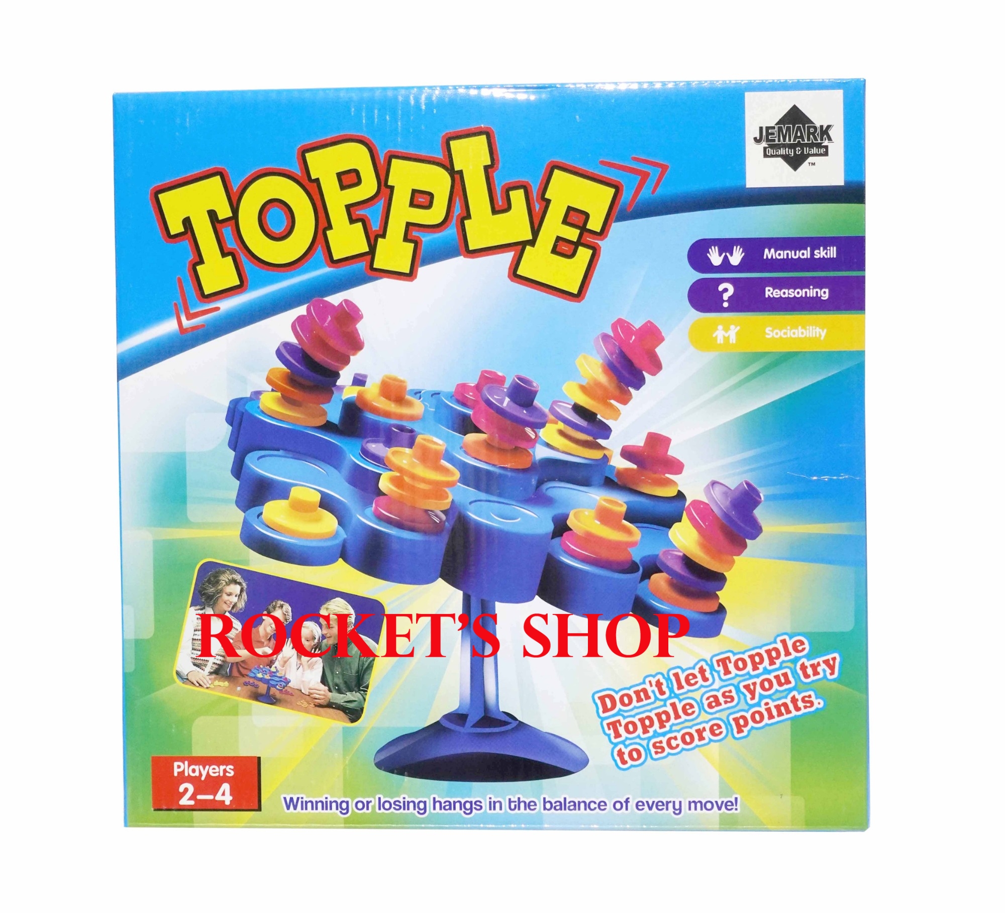 TOPPLE,games & puzzles