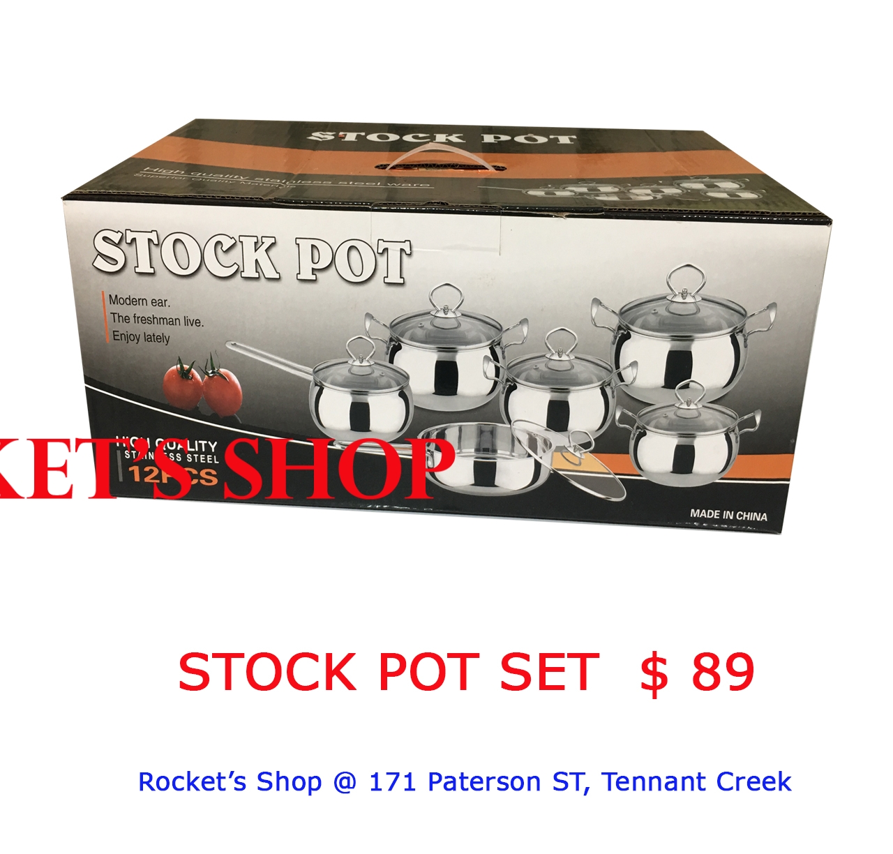 STOCK POT SET,Pots & Pans/ Sets