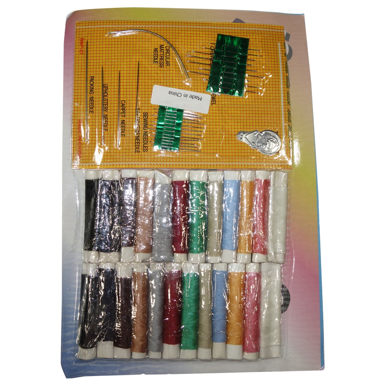 SEW KIT WITH 24 THREADS,Craft Supplies