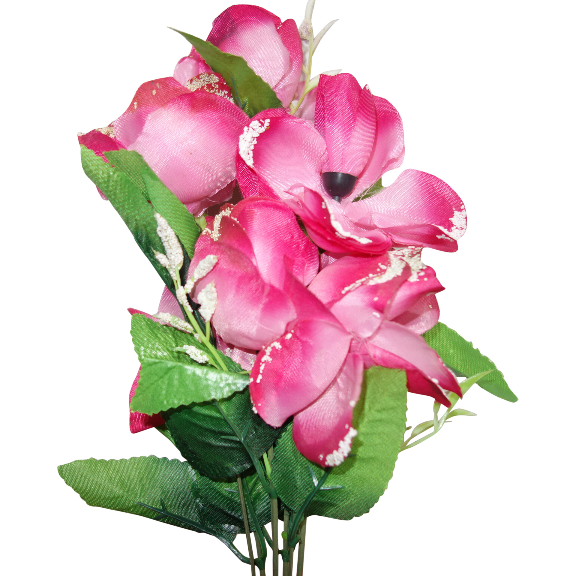 BOUQUET OF ROSE BLOOMS /Frosted,>ARTIFICIAL FLOWERS