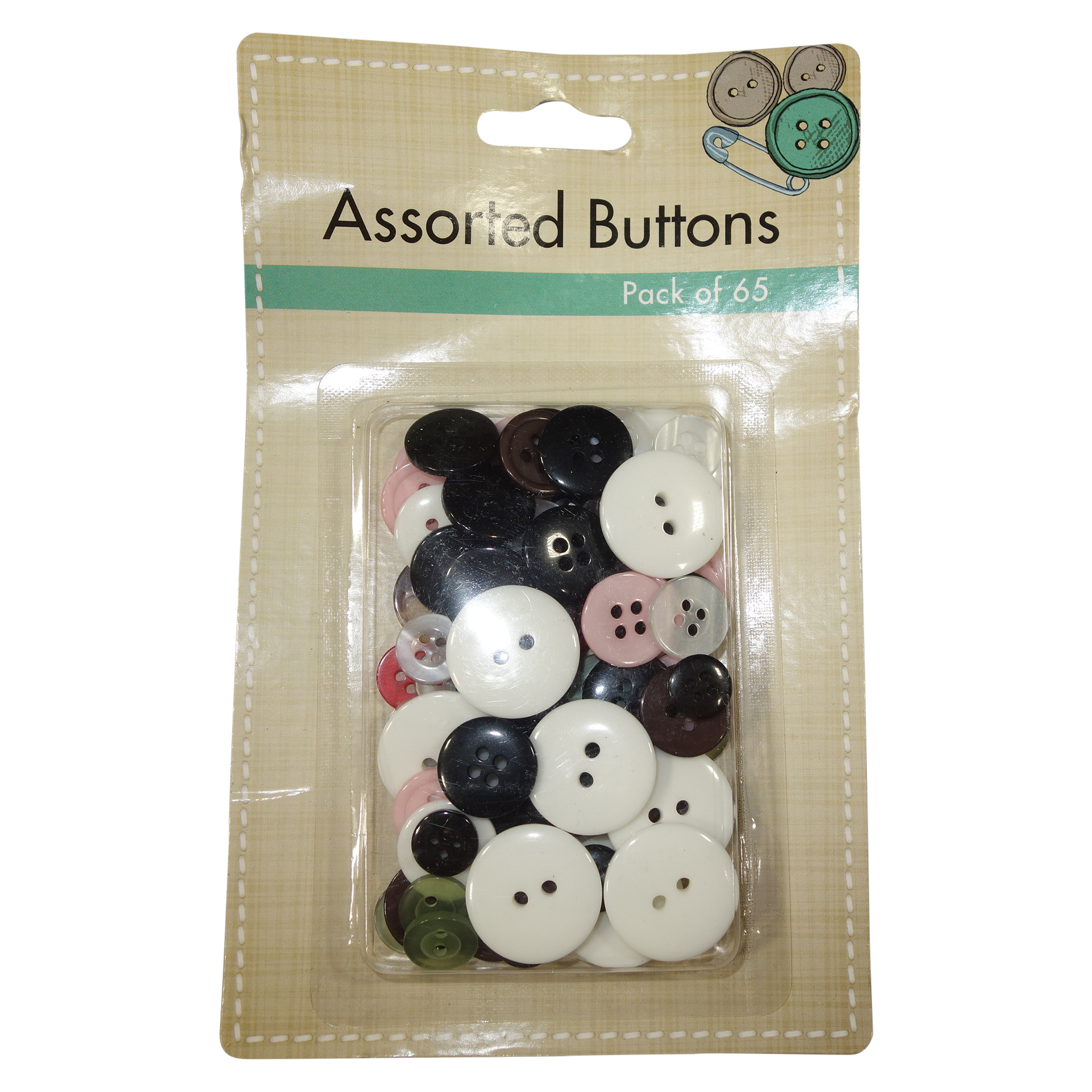 ASSORTED BUTTONS,Craft Supplies