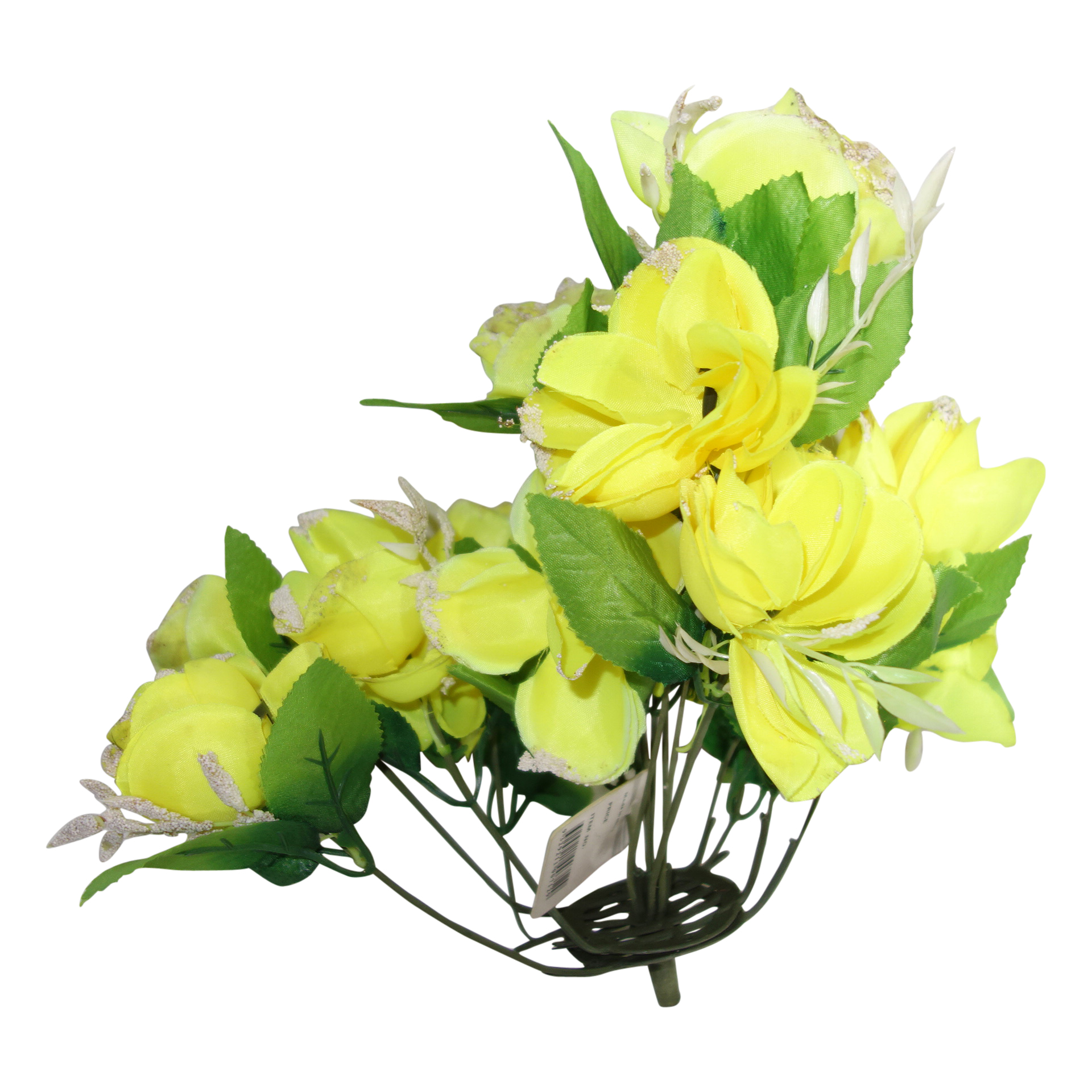 BOUQUET OF ROSE BLOOMS /White Frost,>ARTIFICIAL FLOWERS