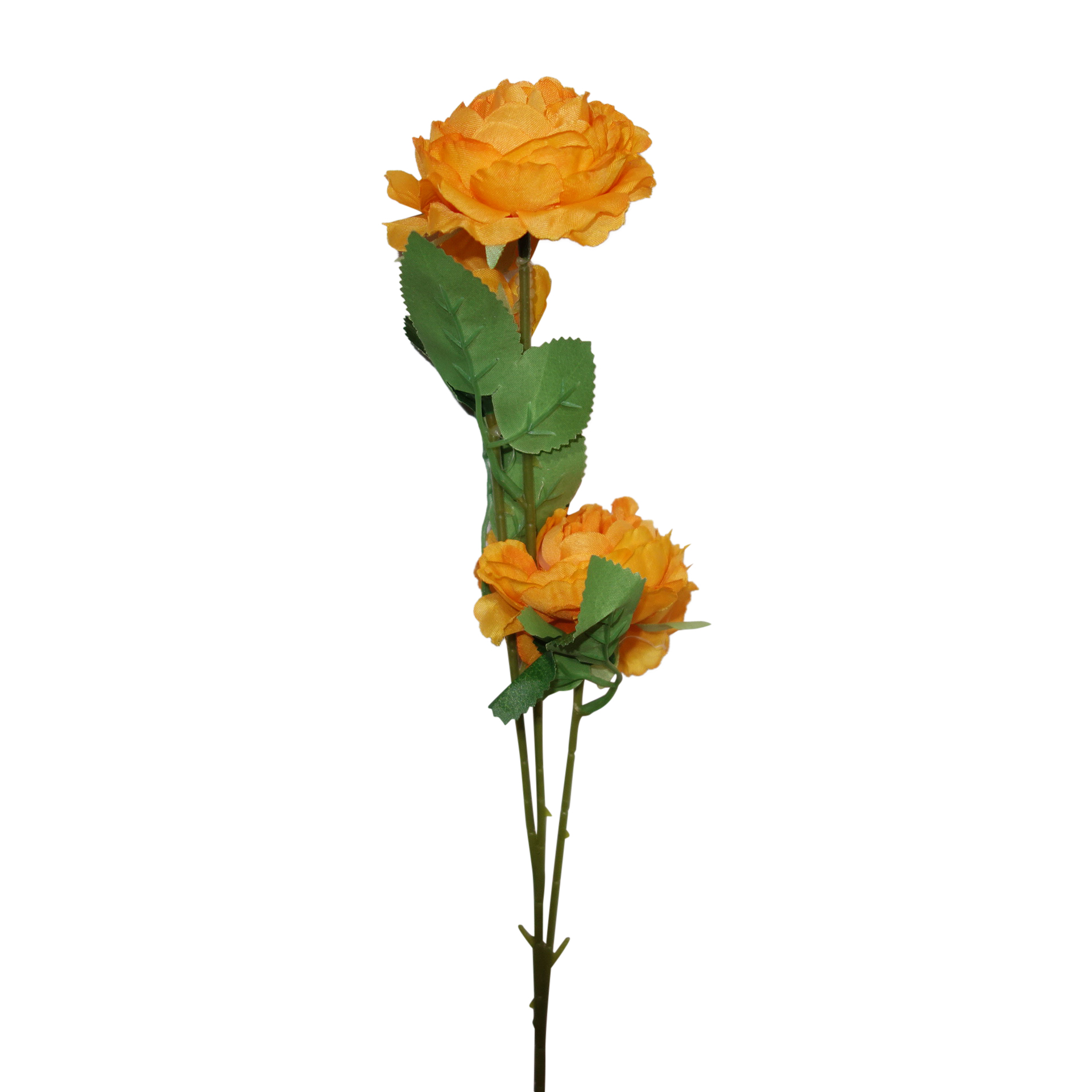 ROSE BLOOM THREE HEAD,>ARTIFICIAL FLOWERS