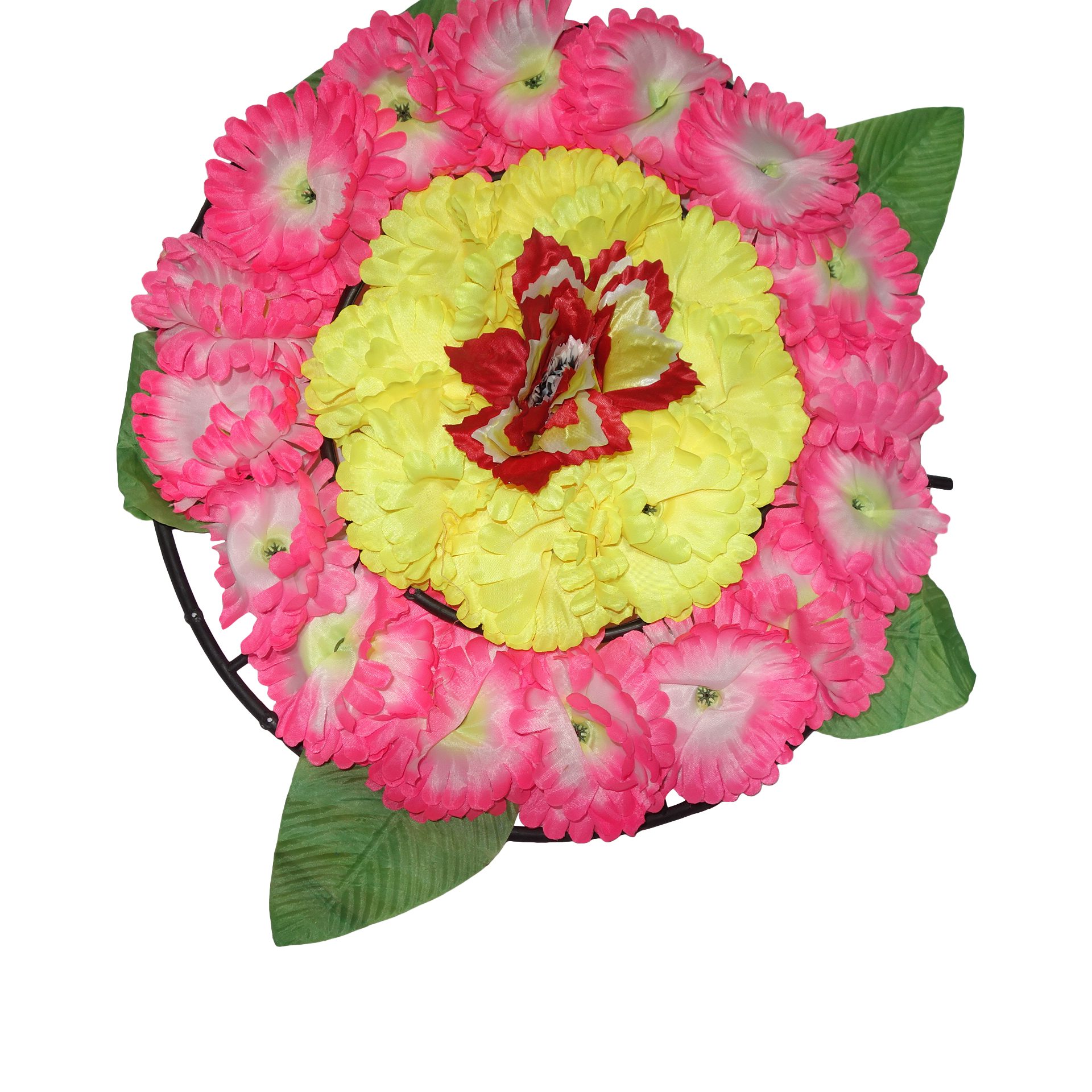 FUNERAL WREATH / ROSES,>ARTIFICIAL FLOWERS