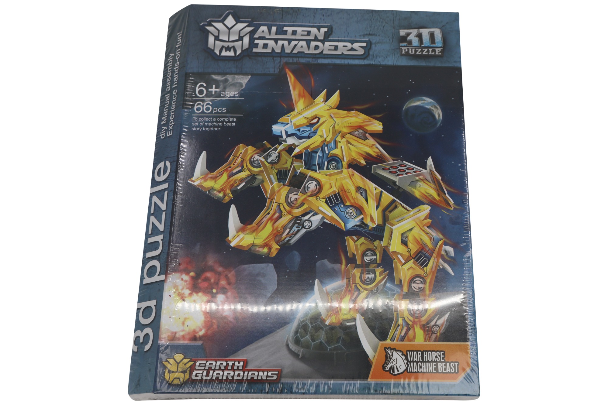 Alien Invaders 3d Puzzel 66pcs,games & puzzles