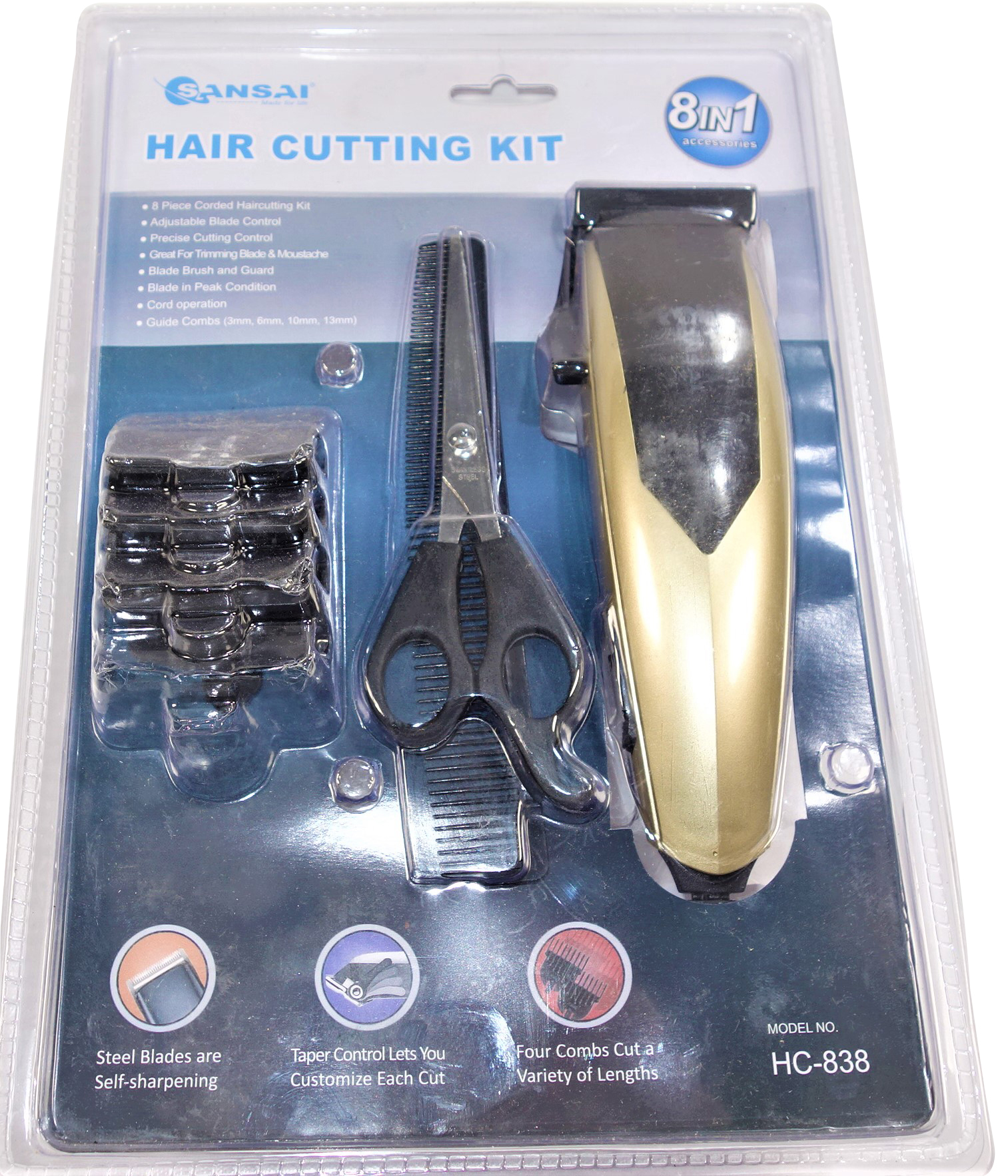 HAIR CUTTING KIT 8 IN 1,Hair care