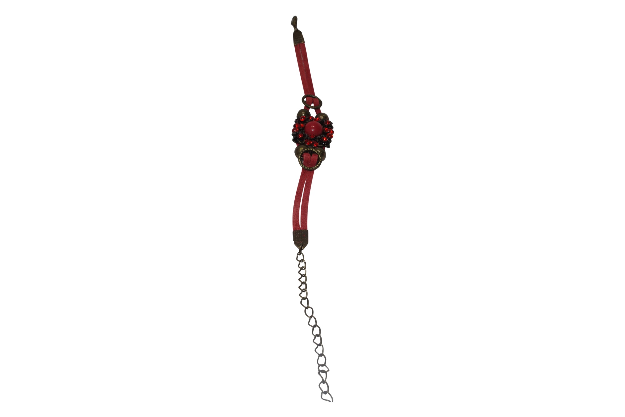 ANKLETS WITH MIXED COL STONE INSETS,Anklets