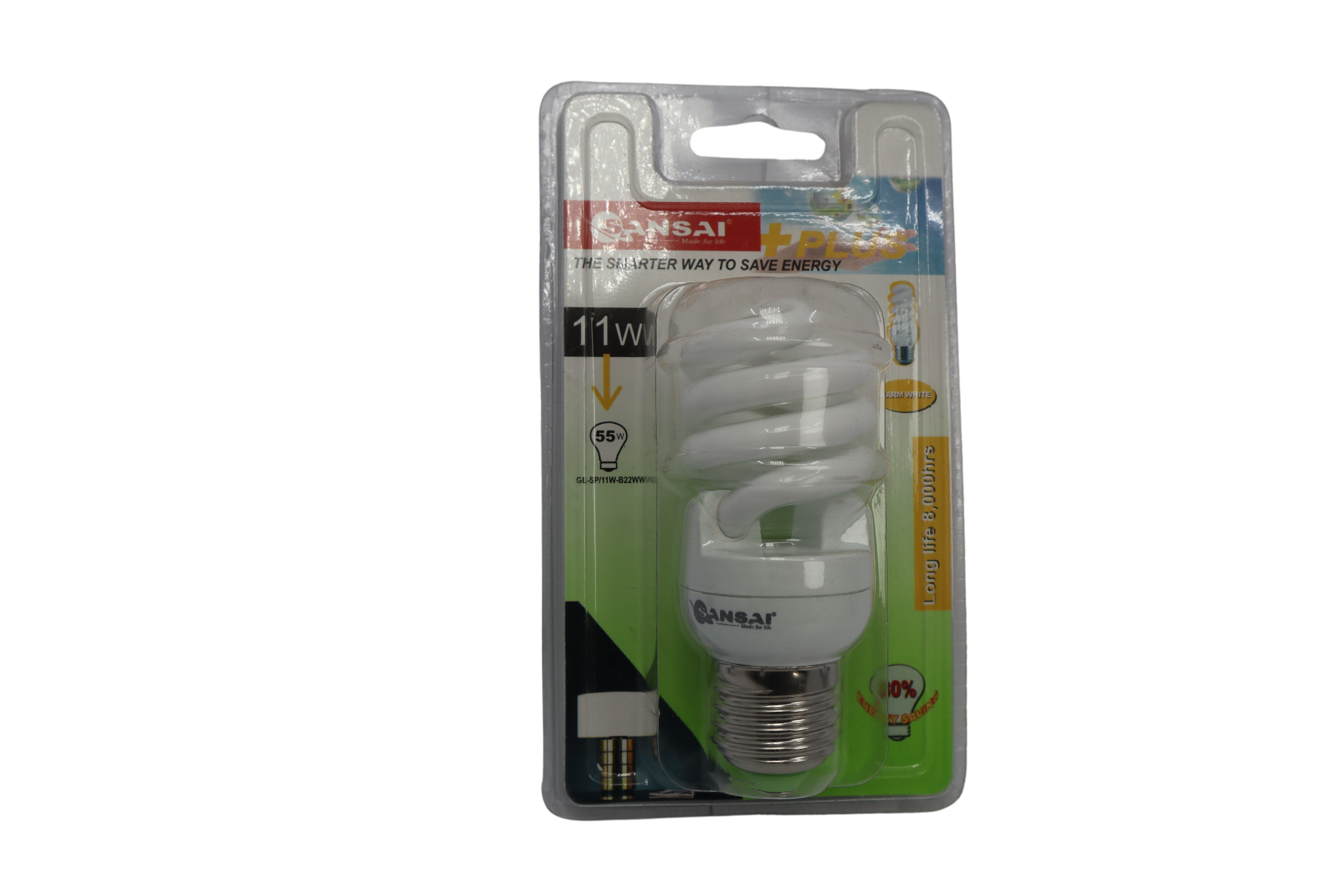 SANSAI ECO LIGHT BULB 11 WATT,Light Bulbs